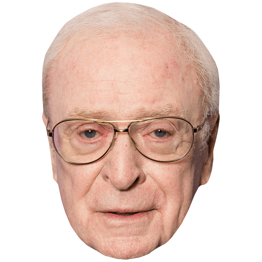 Michael Caine (Glasses) Mask - Celebrity Cutouts Michael Caine (Glasses) Mask - Celebrity Cutouts
