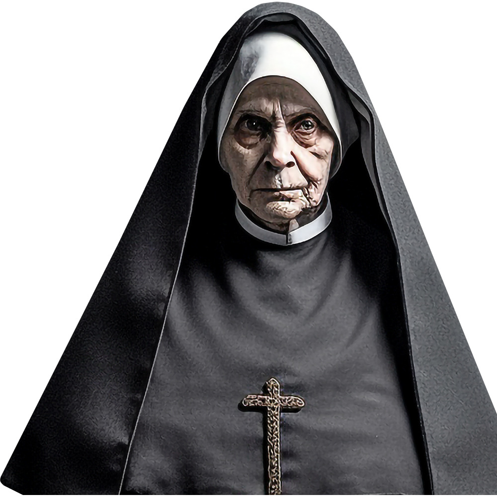 Halloween Scary Nun Half Body Buddy Celebrity Cutouts