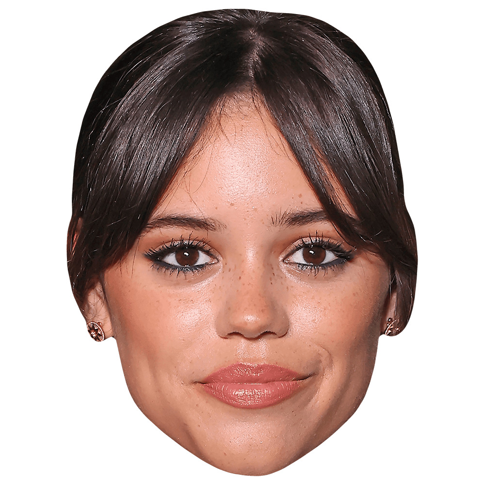 Jenna Ortega (Brown Hair) Big Head - Celebrity Cutouts