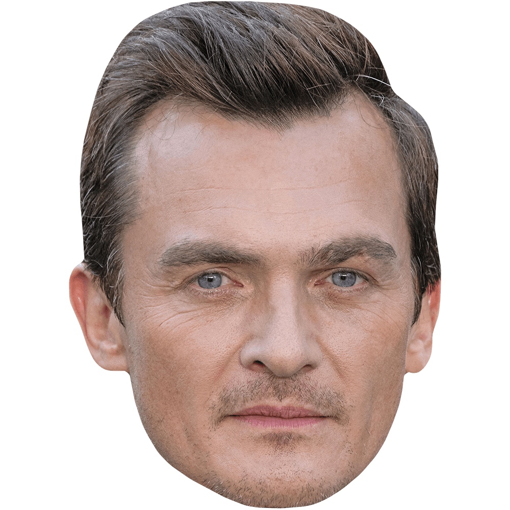 Rupert Friend (Stubble) Mask - Celebrity Cutouts